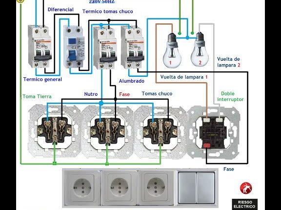 ️ Cómo conectar un interruptor doble Simon ️ Iborra