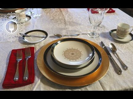 ️ Cómo preparar una mesa para una cena formal ️ Iborra
